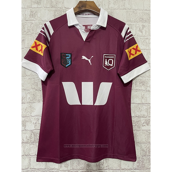 Maillot Queensland Maroons Rugby 2024 Domicile